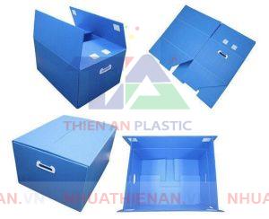 Thùng Nhựa Danpla Màu Xám - HT plastic