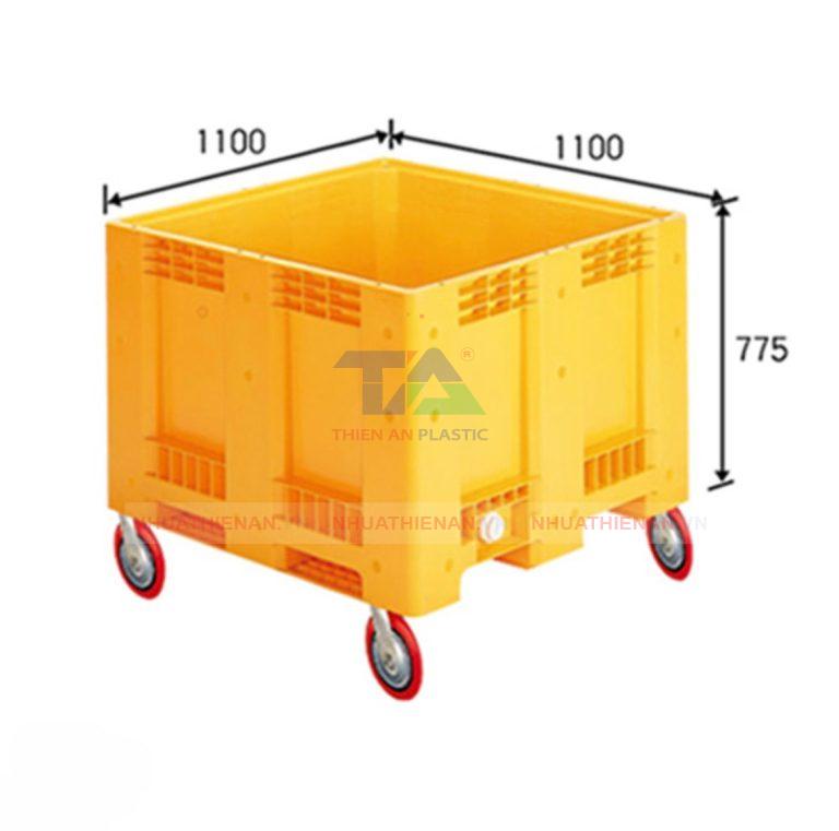 Thùng Nhựa Đặc NJB 625 - HT plastic